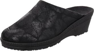 Rohde Chaussons Femme Neustadt-50 2450, Pointure:37 EU, La Couleur:Noir