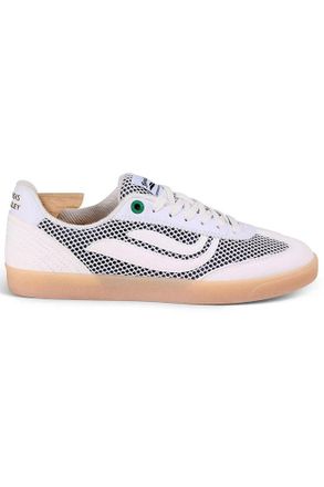 Genesis Damen vegan Sneaker G-Volley Zweifarbiges Mesh Wei&Atilde;Y