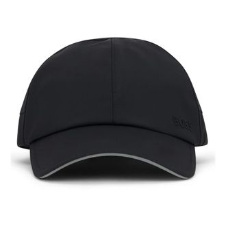 HUGO BOSS Homme, Accessoires, Noir, Taille: ONE Size Casquette en tissu technique