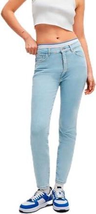 HUGO BOSS Malu_B Jeans, Turquoise/Aqua, 30W/ 32L Women