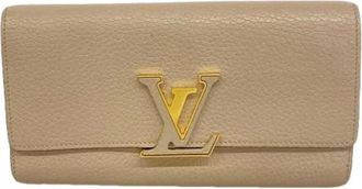 Louis Vuitton Pre-owned Long Wallet (Bi-fold) - - Pre-owned - Damen - Beige - ONE SIZE