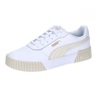 Puma Damen Carina 2.0 Turnschuhe, Puma White Sugared Almond Puma Gold, 39 EU