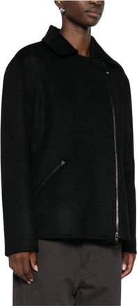 Malo Femme, Vestes, Noir, Taille: 36 FR Veste de motard en cachemire