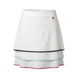 Trussardi Tiered Mini Skirt - - Skirts - Damen - Wei&szlig; - S