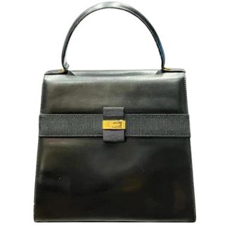 Ferragamo Pre-owned Vara Ribbon Handtasche - - Pre-owned - Damen - Schwarzk - ONE SIZE