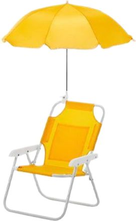 Generic Klappstuhl für den, Verstellbarer Stuhl mit Sonnenschirm | ergonomischer neigbarer Sitz, Gartenmöbel für Reisen, Angeln, Terrasse, Rasen, Garten, Pool