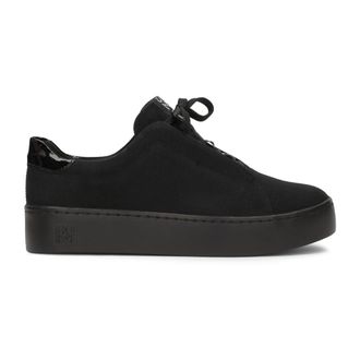 Kazar Damen schwarze Sneakers mit attraktiver Schn&uuml;rung.Dieses Produkt f&auml;llt klein aus. - - Shoes - Damen - Schwarzk - 36 EU
