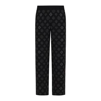 Casablanca Homme, Pantalons, Noir, Taille: S Pantalon Jacquard Monogramme