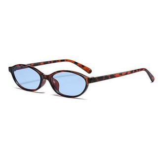 Generic Lunettes De Soleil Tendance &Agrave; Petite Monture For Hommes Et Femmes, For Lext&eacute;rieur, Les D&eacute;placements, Vacances, Le Shopping(Blue)