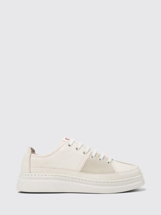 Camper Baskets plateforme Twins en cuir avec design bicolore et abstrait