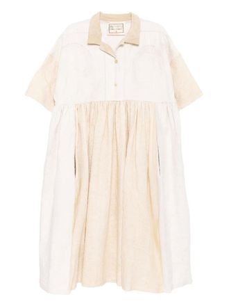 By Walid robe Backed Lace Wednesday - Tons neutres