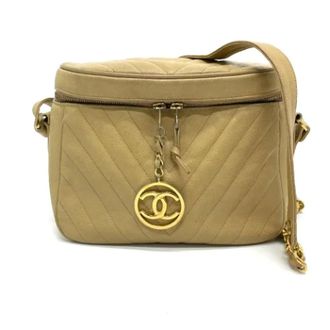 Chanel Pre-owned Cuir sacs-chanel - Femme - Pre-owned - Beige - Taille: ONE Size