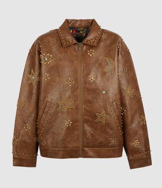 Mother Veste The Zip It Brown And Cream
