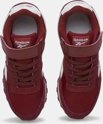 Reebok Unisex Kinder Glide Low Elastic & Top Strap Sneaker, Retrored Retrored White, 30.5 EU