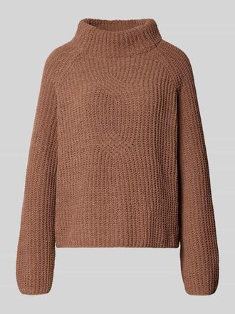 Monari Relaxed Fit Strickpullover mit Stehkragen