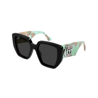Gucci Eckige Sonnenbrille - - Accessories - Damen - Schwarzk - 54 MM