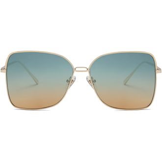Sojos Sonnenbrille Damen Große Eckige, Übergroße Rechteckige Designer-Stil Sonnenbrillen SJ1082