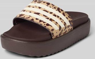 adidas Badeschuhe mit Label-Pr&auml;gung Modell ADILETTE PLATFORM