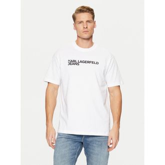 Karl Lagerfeld T-Shirt A1M17002 Wei&szlig; Regular Fit