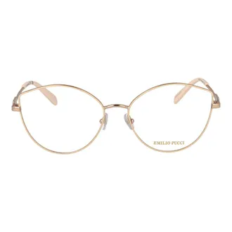 Emilio Pucci PU-1066376 Cat Eye Metal Eyeglasses - Beige
