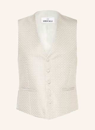 Wilvorst Wilvorst Anzugweste Slim Fit gruen