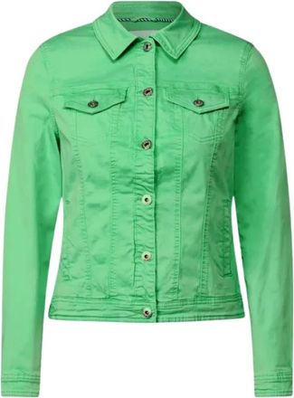 Cecil Denim Jackets - - Jackets - Damen - Gr&uuml;n - S