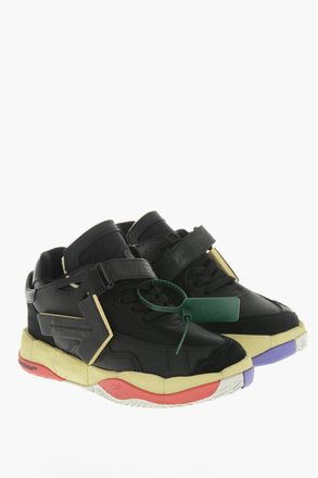 Off-white Niedrige Sneaker PUZZLE COUTURE aus Leder, einfarbig Off-White
