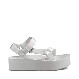 Teva Femme Flatform Universal Sandales Plateforme, Bright White, 39 EU