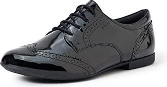 Geox Fille Jr Plie B Chaussures, Black, 39 EU