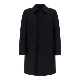Herno Minimalistischer Wintermantel - - Coats - Herren - Schwarzk - 2XL