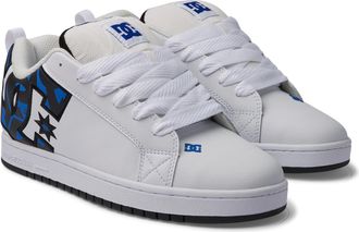 DC Court Graffik - Leather Shoes for Men - Lederschuhe - Männer - 52 - Weiss