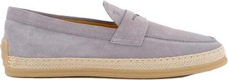 Tod's Tods Loafer - Heren Gomma Rafia Mocassin Grijs - Gr. UK_7_5 - in Grau - für Damen