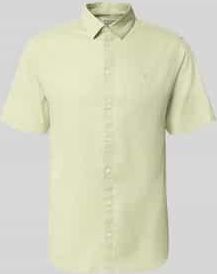 Casual Friday Slim Fit Freizeithemd aus Leinen-Baumwoll-Mix Modell AKSEL