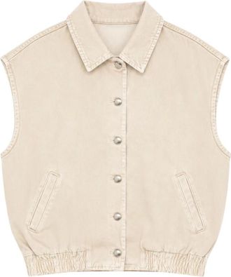Icon Denim Los Angeles Femme, Vestes, Blanc, Taille: 42 FR Inespt2039 Bomber Jacket