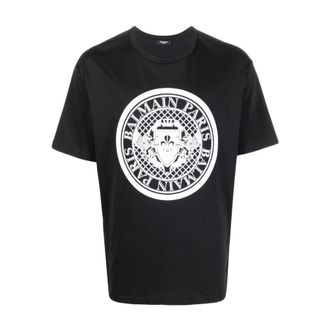 Balmain Balmain T-Shirts und Poloshirts Schwarz - - Tops - Herren - Schwarzk - M