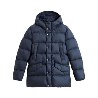 Woolrich Cloud Davis Parka - - Jackets - Herren - Blau - S