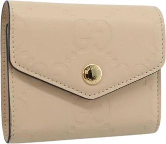 Gucci Portefeuille Vintage Pre-owned - Femme - Pre-owned - Beige - Taille: ONE Size