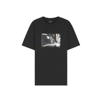 HUGO BOSS Homme, Tops, Noir, Taille: L T-shirt Te Motors