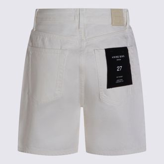 Anine Bing Womens Shorts Ecru