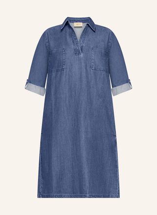 Cartoon Cartoon Kleid In Jeansoptik Mit 3/4-Arm blau