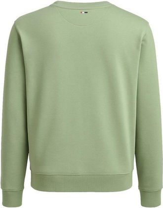 U.S.Polo Association Sweatshirt Garment Dyed (100% Baumwolle) salbeigr&uuml;n Herren