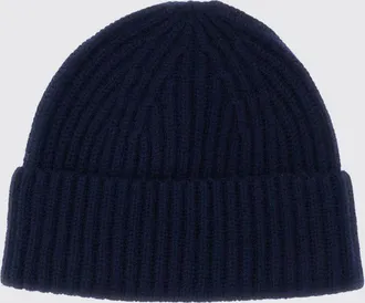 Lisa Yang Bonnet beanie 100% cachemire c&ocirc;tel&eacute; avec revers