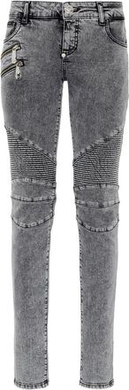 Philipp Plein Damen, Jeans, Grau, W28Gr&ouml;&szlig;e