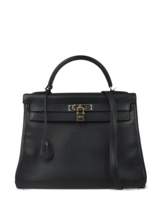 Hermès sac à main Kelly 32 Retourne pre-owned (2006) - Noir