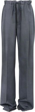 Maison Margiela Femme, Pantalons, Gris, Taille: 40 FR Pantalon Signature Gris en M&eacute;lange de Laine