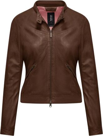 Bomboogie Femme, Vestes, Brun, Taille: 44 FR Jeen Leather Jacket