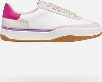 Geox Schuhe Dynamia Dame Wei&szlig;/zyklamrosa