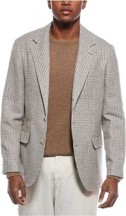 Brunello Cucinelli Homme, Vestes, Gris, Taille: M MG4977Btd Blazer