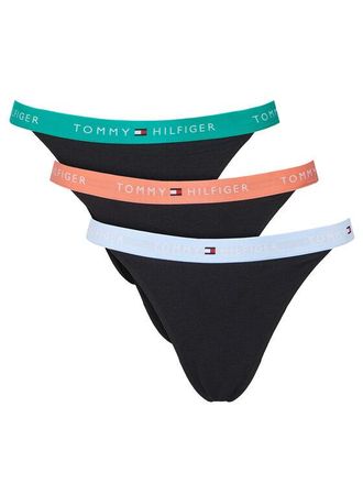 Tommy Hilfiger String-Set UW0UW06518 Schwarz