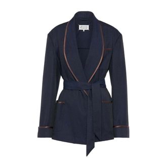 Maison Margiela Robe De Chambre Jacke - - Jackets - Damen - Blau - S